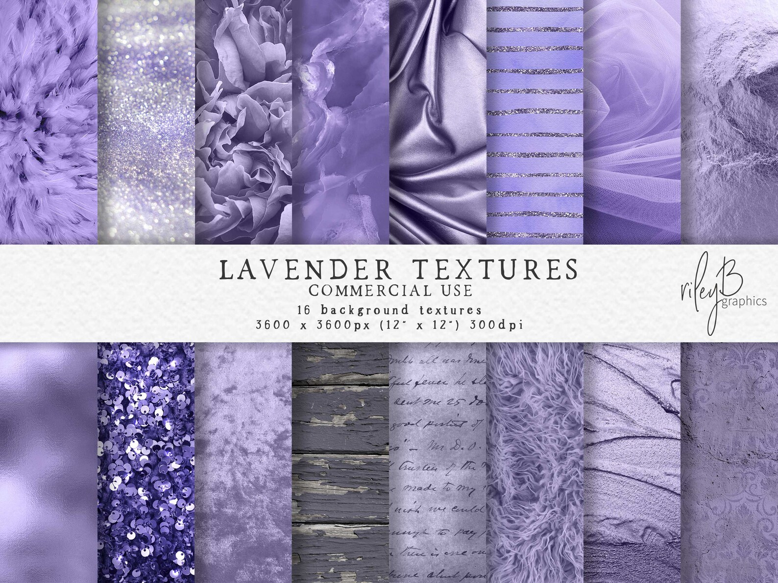 Lavender Textures Digital Lavender Papers Sublimation | Etsy