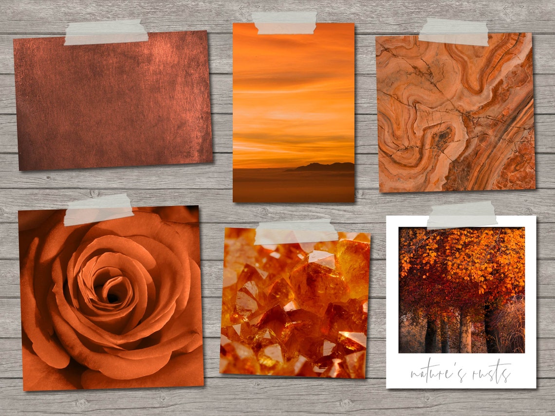 Rust Colors in Nature Rust Digitals Rust Textures Rust - Etsy