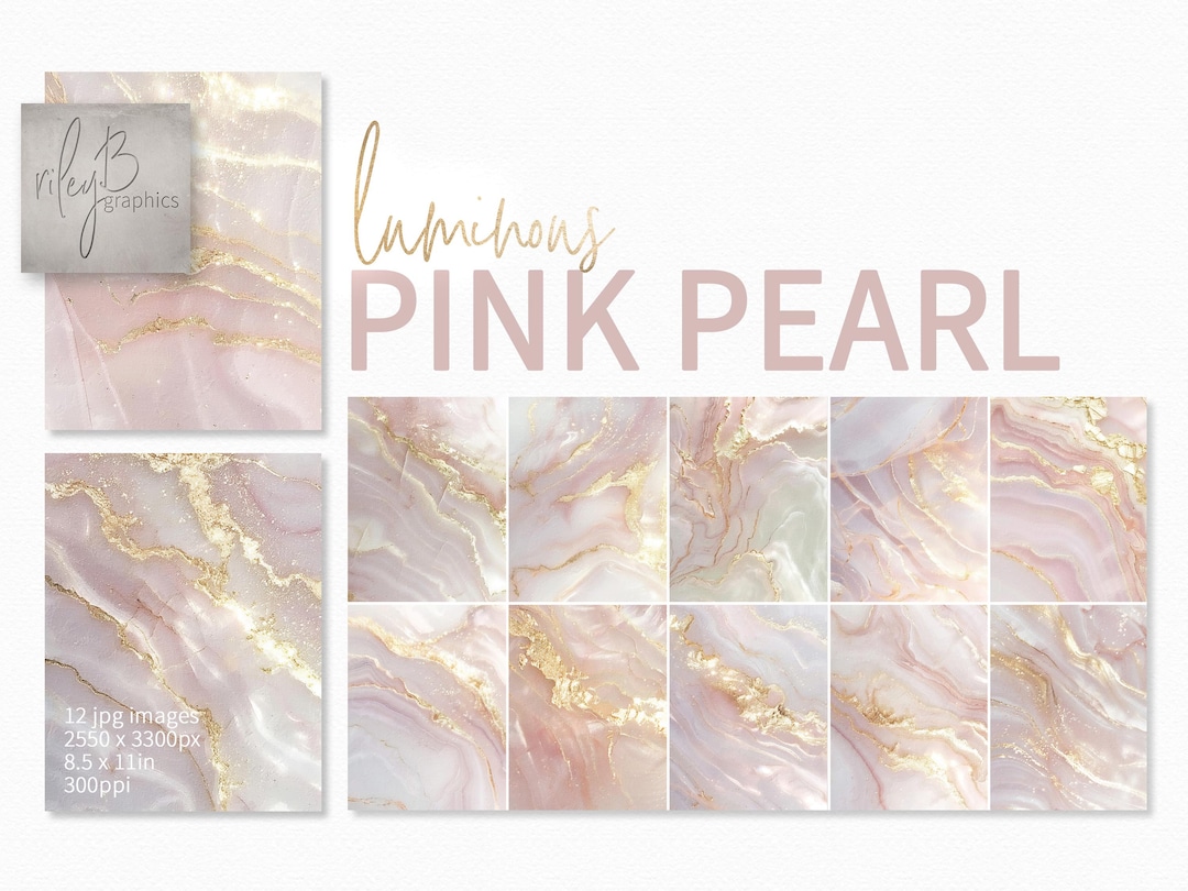 Luminous Pink Pearl – Rose Quartz Marble Textures – Soft Blush Agate ...