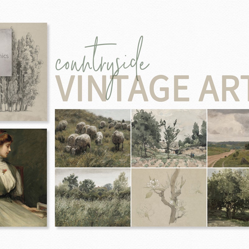 Countryside Painting - Etsy
