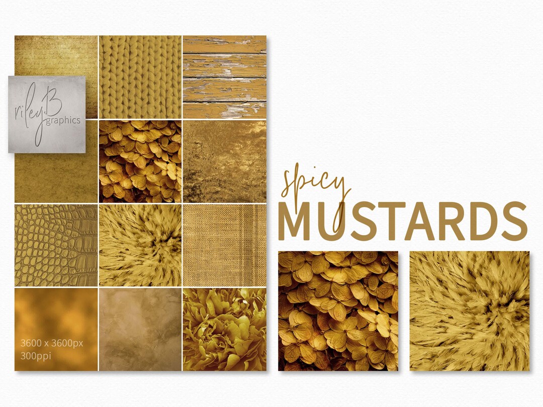 Spicy Mustards – Mustard Yellow Texture Backgrounds – Golden Fabric ...
