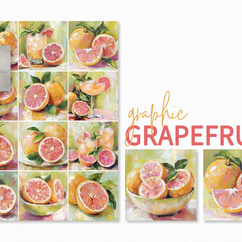 Grapefruit Painting - Etsy