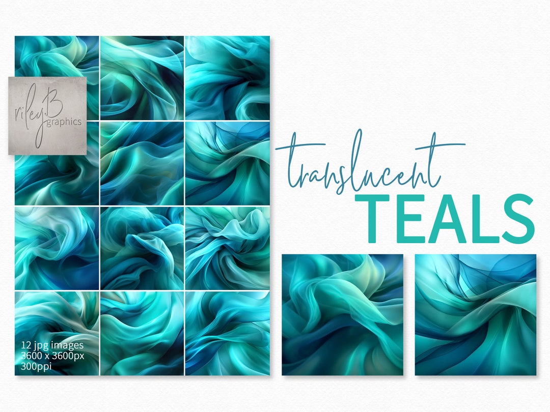 Translucent Teal Background Textures - Teal Swirl Effect Backgrounds ...