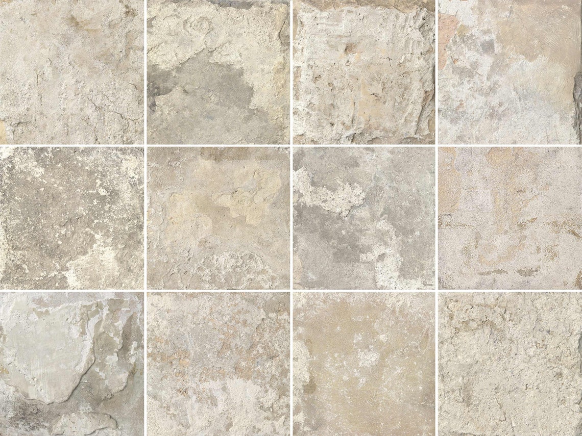 Vintage Tiles - Weathered Dutch Tile Textures - Distressed Stone ...