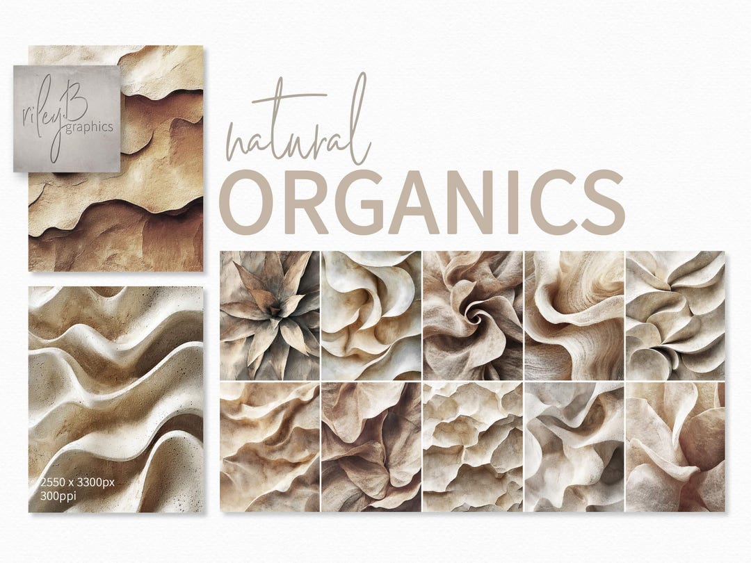 Natural Organics - Neutral, Earthy Color Palette - Wood, Stone & Fibre ...