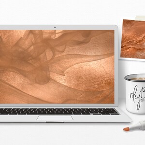 Ethereal Copper Backgrounds - Copper Marble - Luminous Copper - Whispy ...