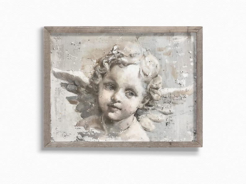 Chubby Cherubs – Vintage Angelic Portraits in Soft Neutral Tones ...