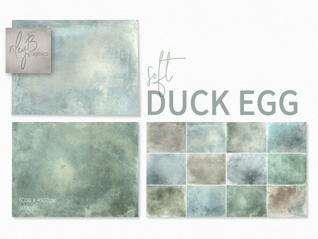 Soft Duck Egg – Textured Blue Green Neutrals – Faded Aqua and Stone ...