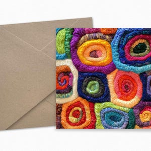 Vibrant Wool Abstracts – Colorful Fiber Art Textures – Rainbow Yarn ...