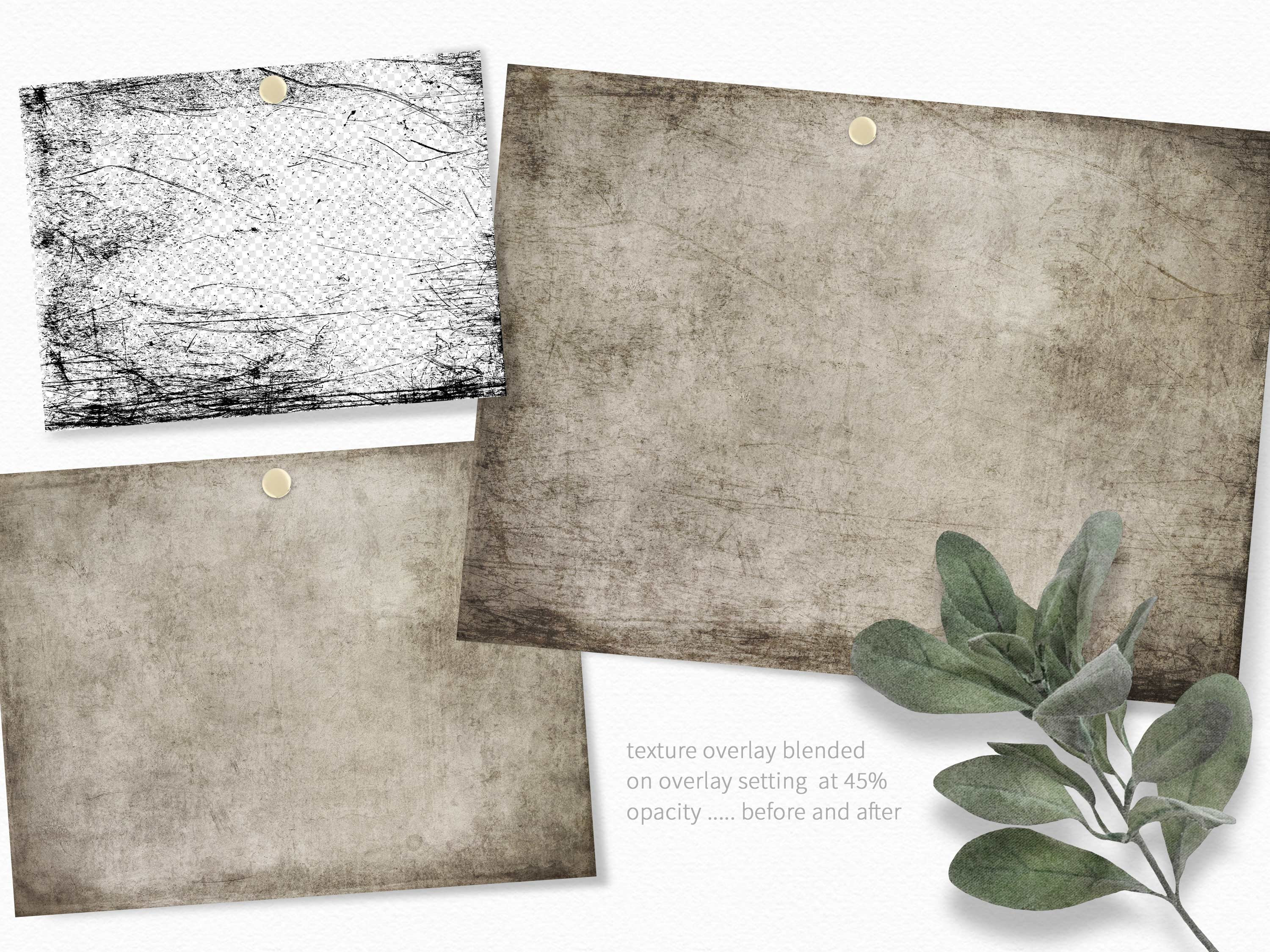 Texture Overlays Set 8 - Transparent Grunge Overlays - Texture Clipping ...