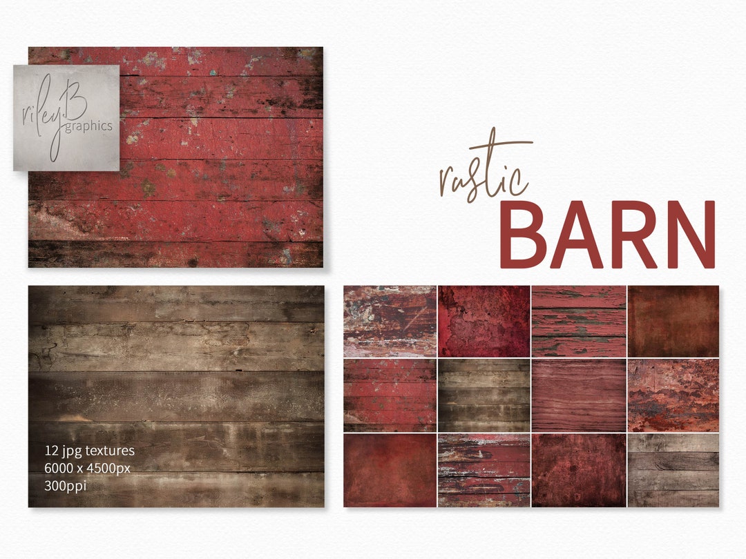 Rustic Barn Textures - Barn Wood Textures - Rustic Wood - Red Barn ...
