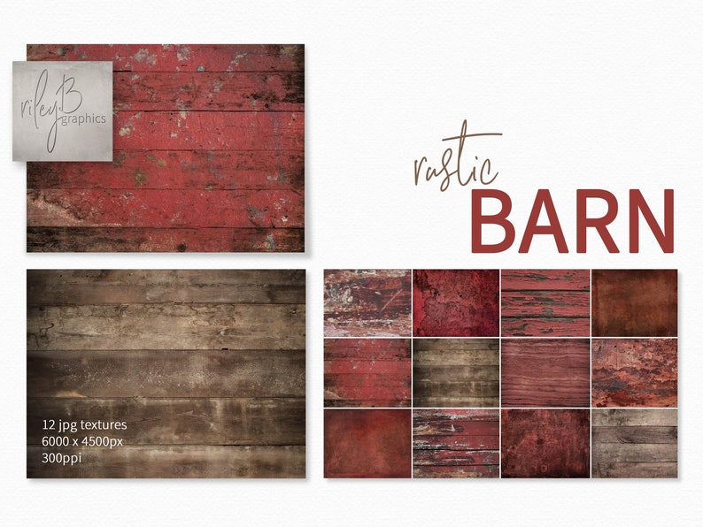 Rustic Barn Textures Barn Wood Textures Rustic Wood Red - Etsy