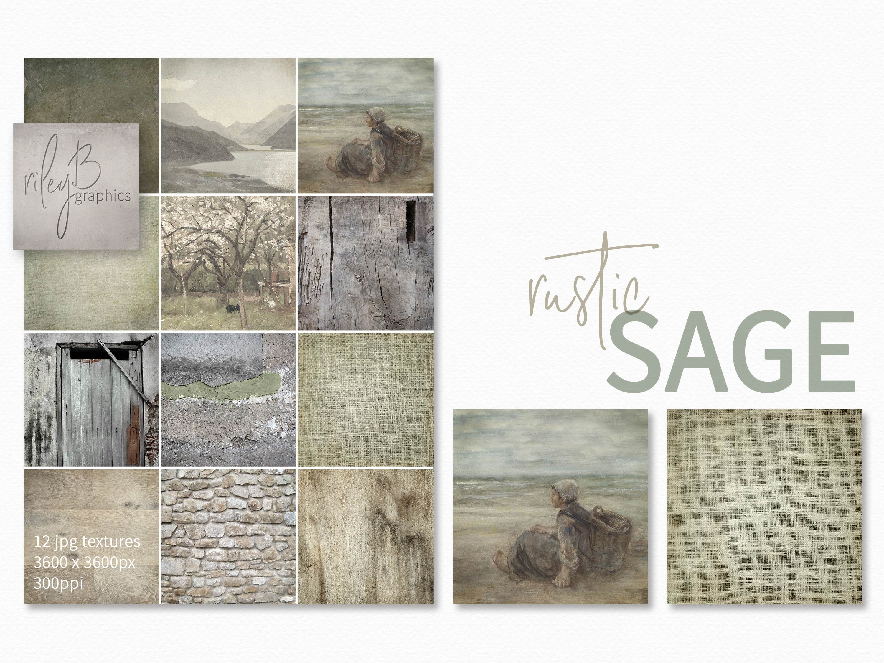 Rustic Sage Textures Weathered Wood Textures Antique - Etsy