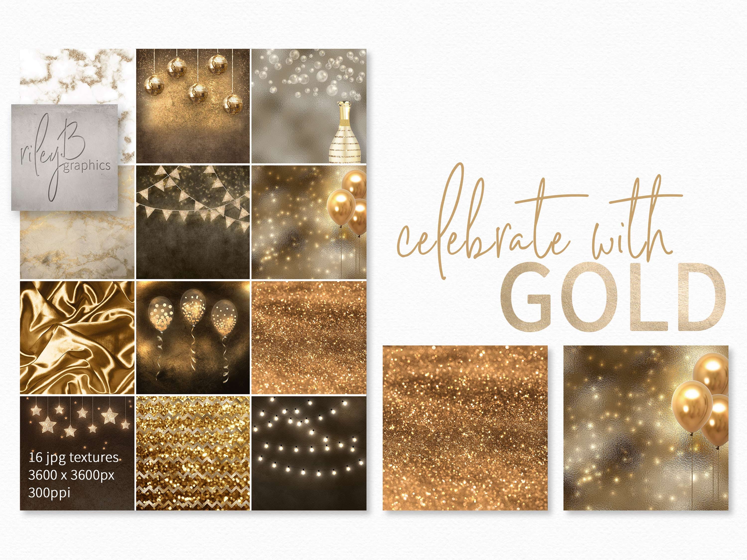 Celebrate With Gold Gold Party Celebration Gold - Etsy