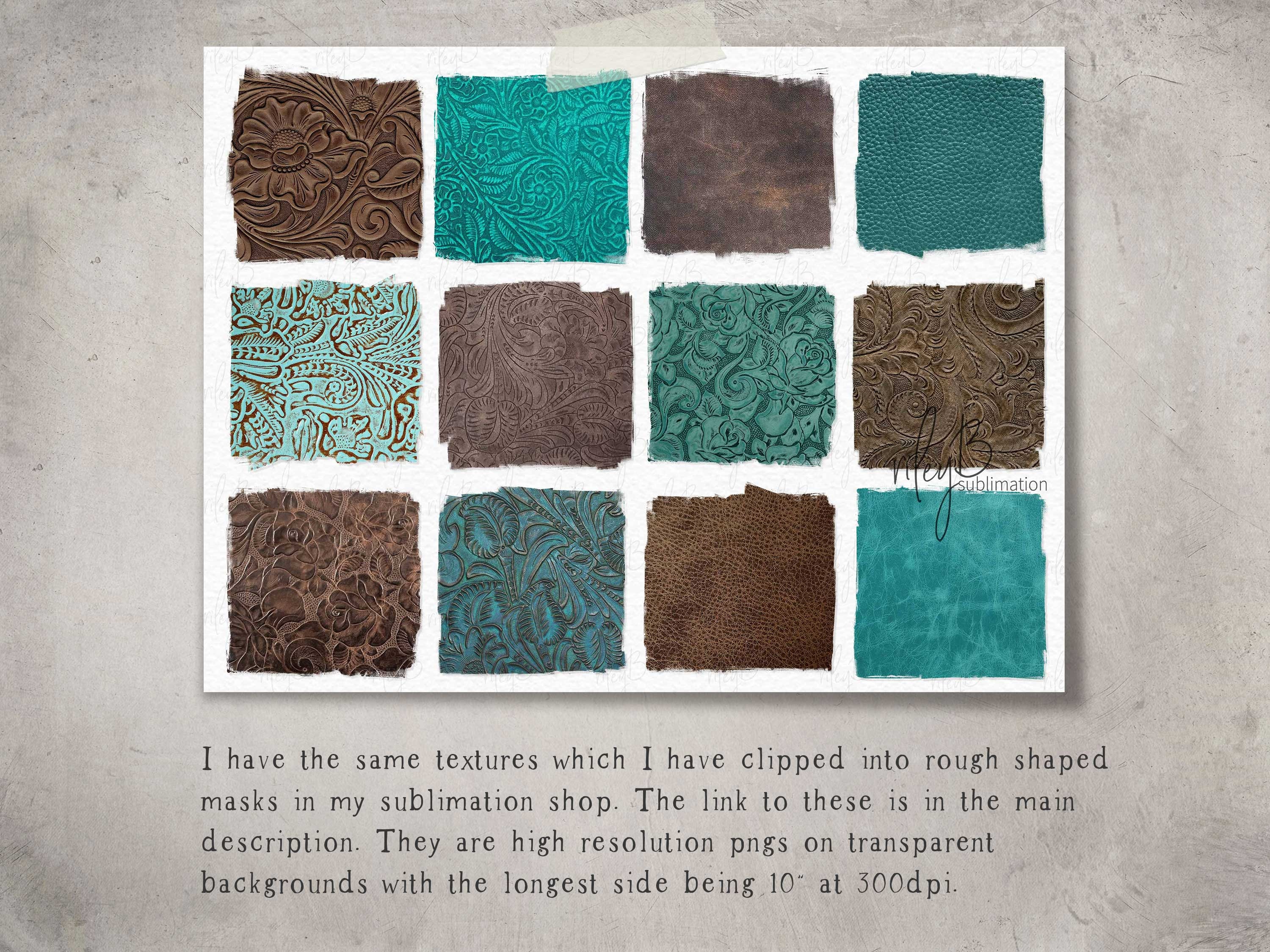 Teal Cowgirl – Tooled Leather Patterns – Western Floral Motifs ...