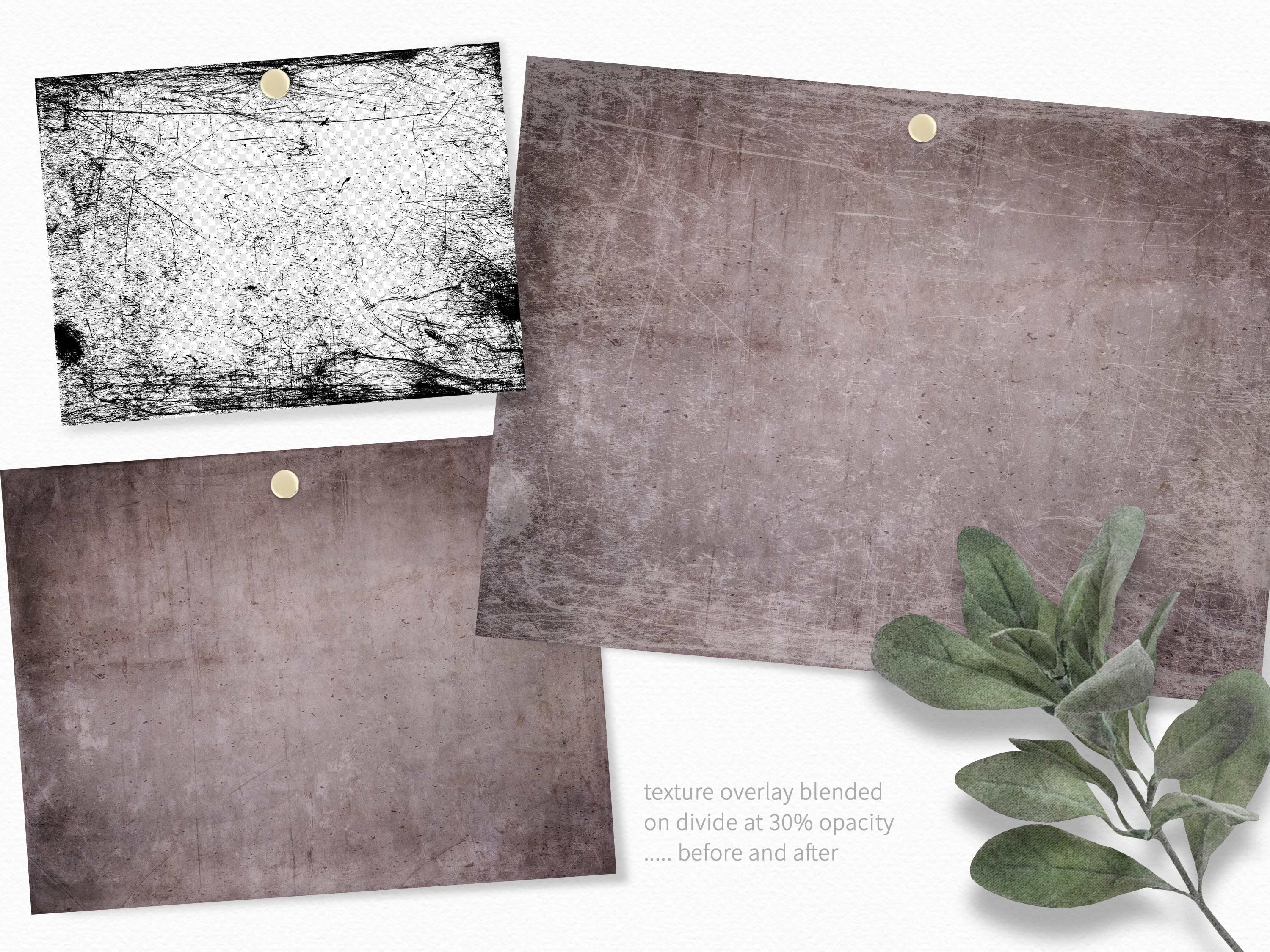 Texture Overlays Set 8 - Transparent Grunge Overlays - Texture Clipping ...