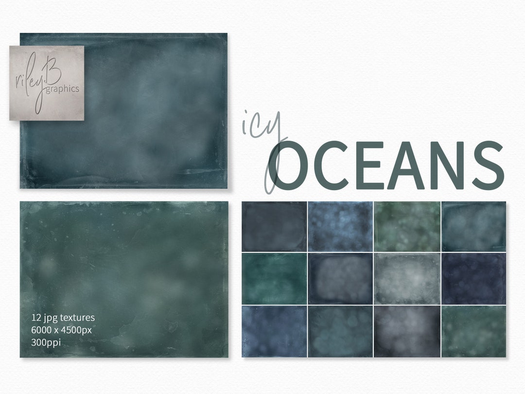 Icy Ocean Textures Cold Blue Backgrounds Fine Art Textures Photo ...