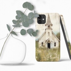 Spring Chapel Paintings - Spring Church Paintings - Weathered Chapel ...