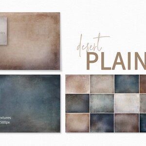 Desert Plains Color Textures - Blue Brown Colored Textured Backgrounds ...