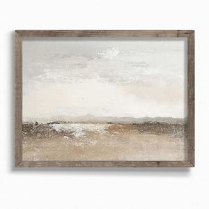 Neutral Abstract Landscapes - Earthy Beige Textures - Minimalist Art ...