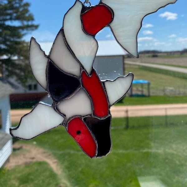 Stained Glass Koi Fish - Etsy