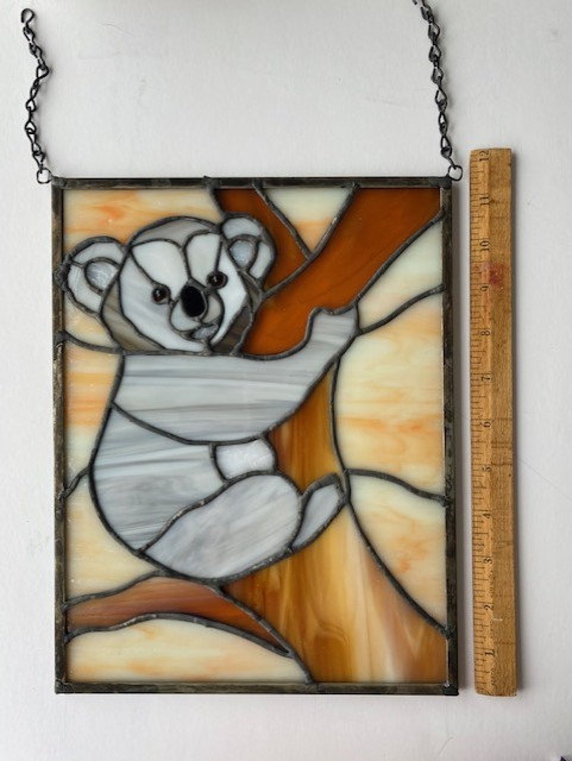 Adorable Stained Glass Koala Suncatcher Realistic Koala - Etsy