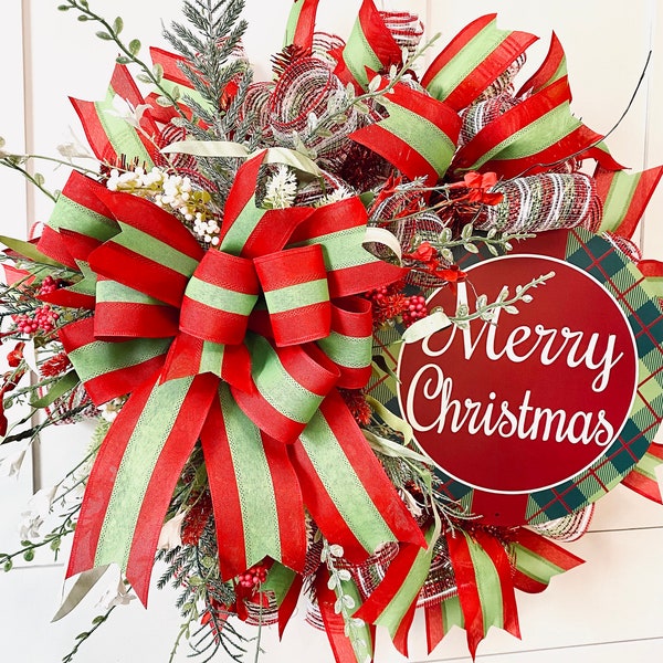 Deco Mesh Bow - Etsy