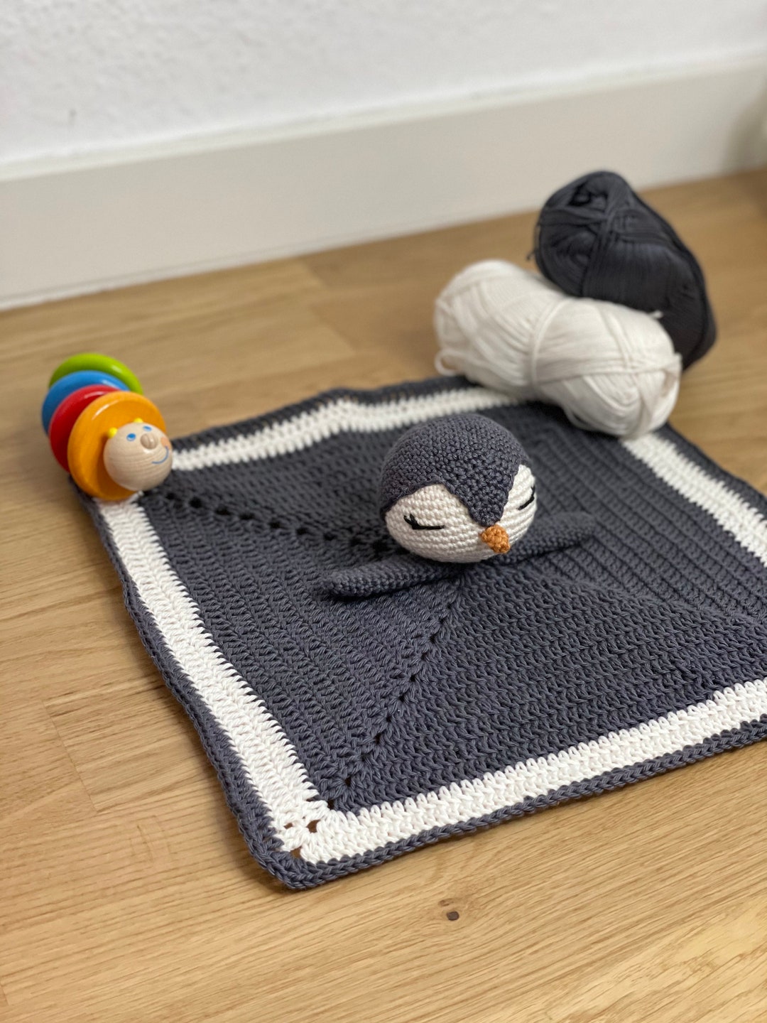 Cuddly Towel Penguin / Cuddly Towel / Sniffer Towel - Etsy