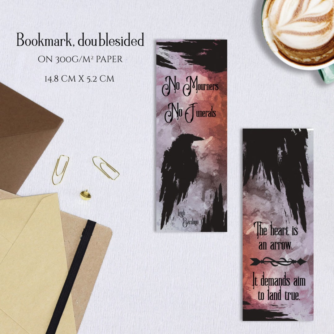 Bookmark six of Crows Quotes - Etsy