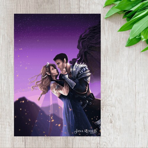 Nesta And Cassian Art Print Etsy 7797
