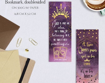 Crown Bookmark - Etsy