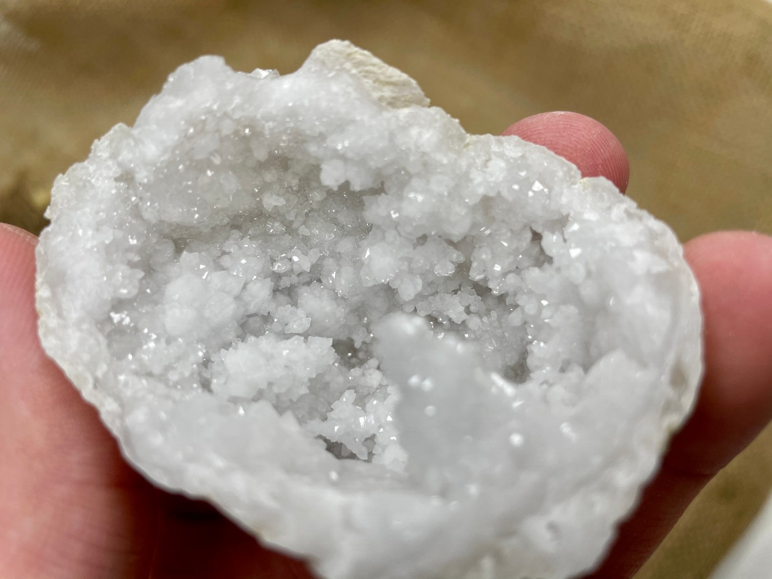 White Quartz Geode Pair Pair of White Quartz Geodes White | Etsy