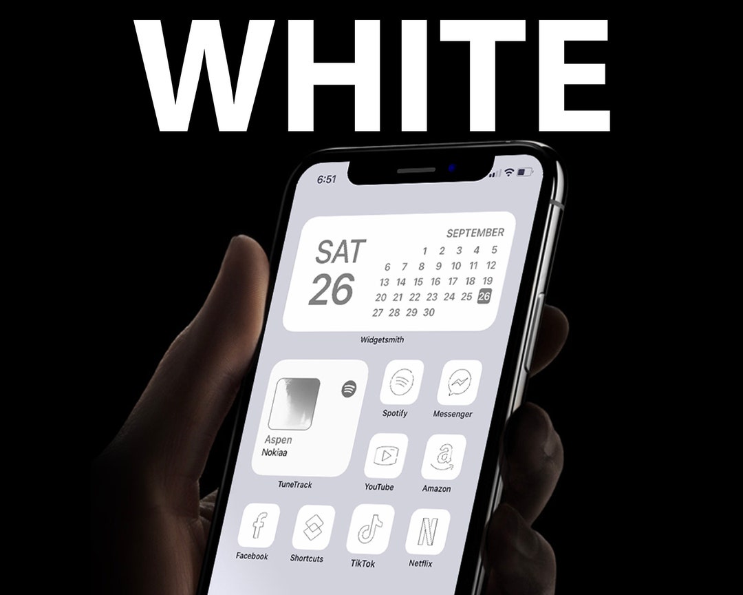 72 Premium Ios 14 App Icons | White | iPhone App Icons - Etsy