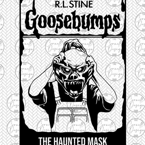 Goosebumps Haunted Mask Book Cover SVG PNG DFX Jpg - Etsy