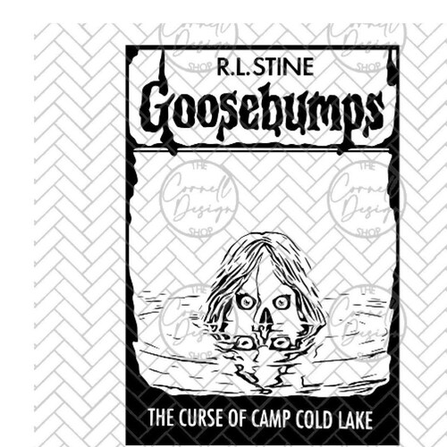 Goosebumps Haunted Mask Book Cover SVG PNG DFX Jpg - Etsy