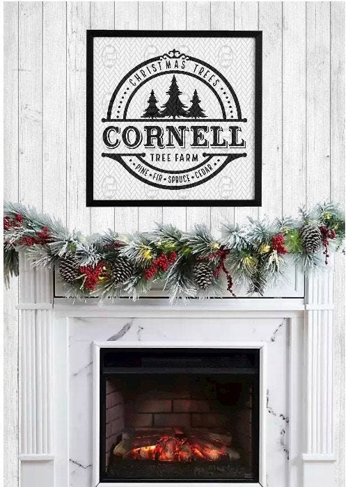 Tree Farm Monogram SVG - Christmas Tree Farm - Family Farm - Split Name ...