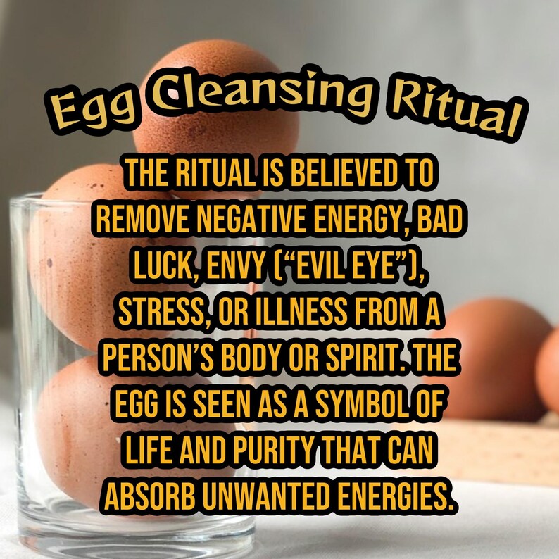 Money Egg Cleansing + Reading Traditional Ritual , - 24-72 Hr Delivery ...