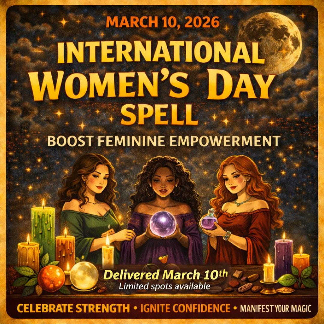 International Women’s Day Spell Ritual , March 10 2026 - Group Work ...