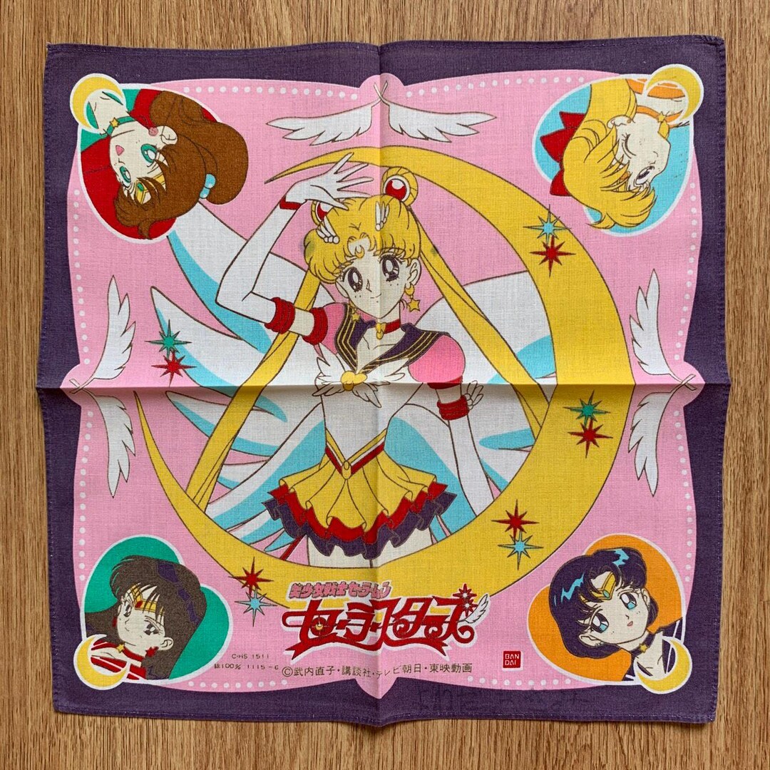 Vintage Pretty Guardian Sailor Moon Handkerchief 2743 - Etsy
