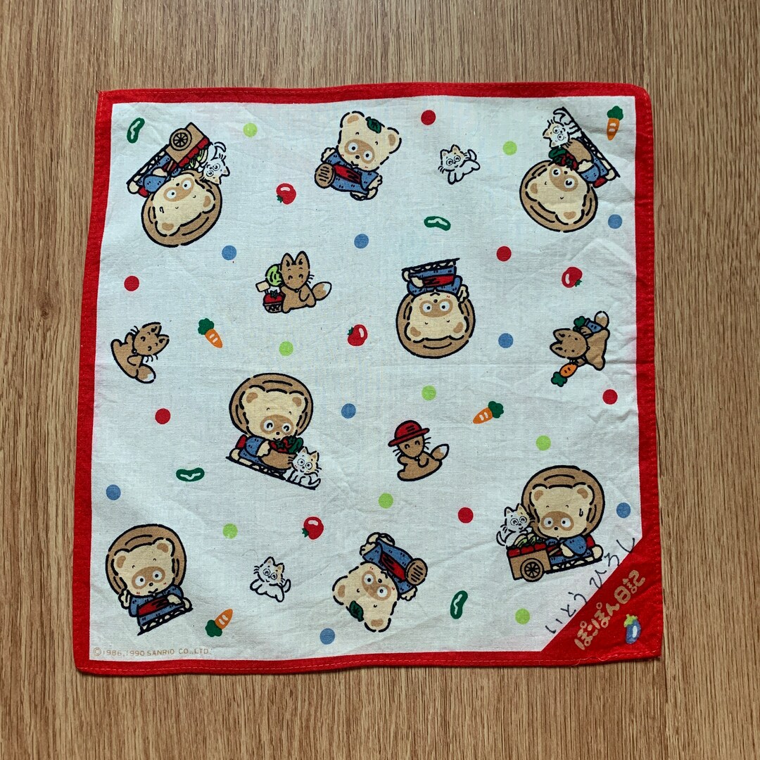 Vintage Sanrio Pokopon Handkerchief 81 - Etsy