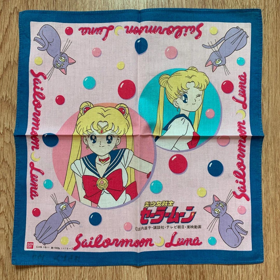 Vintage Pretty Guardian Sailor Moon Handkerchief 1628 - Etsy