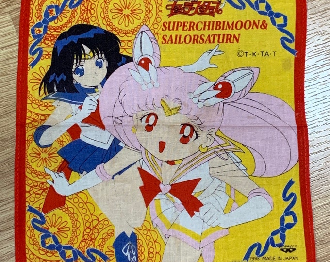 Vintage Sailor Moon Handkerchief 1212 - Etsy