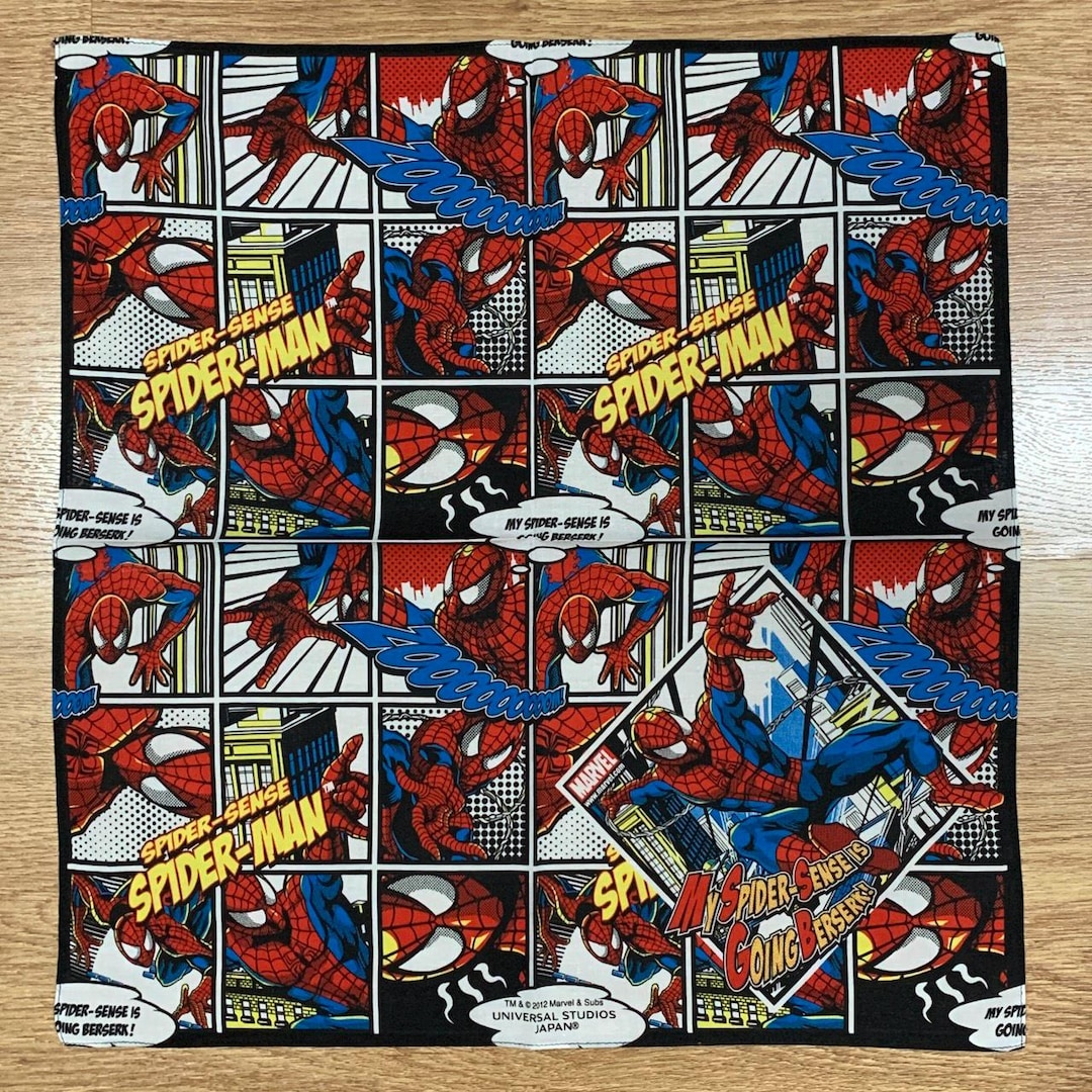 Spider Man Handkerchief 2699 - Etsy