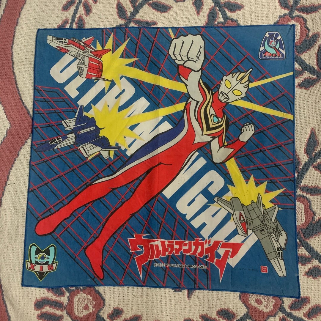 Vintage1998s Ultraman Gaia Handkerchief - Etsy