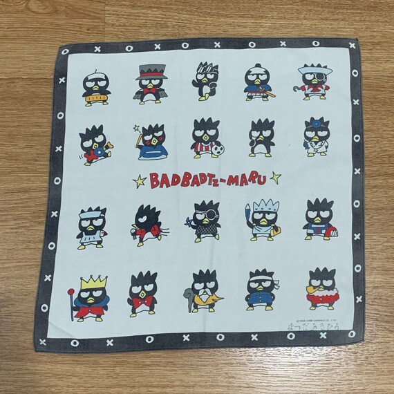 Vintage Bad Badtz Maru Sanrio Handkerchief - Etsy