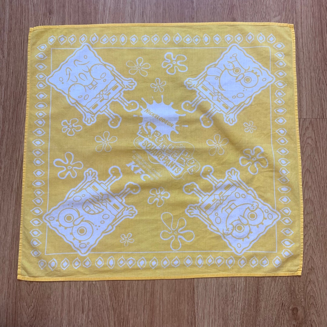 Spongebob Handkerchief 313 - Etsy