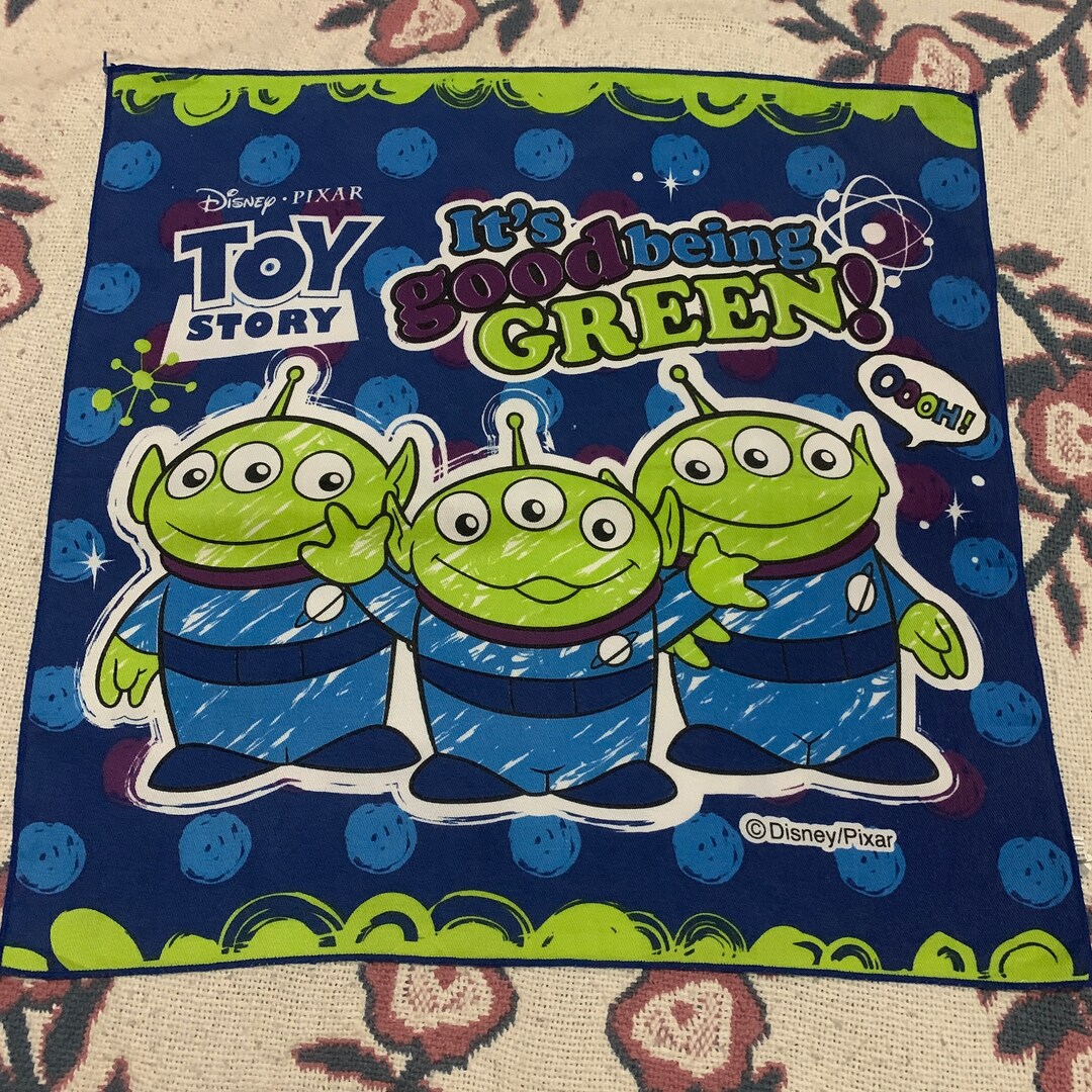 Vintage Toy Story Alien Disney Handkerchief - Etsy