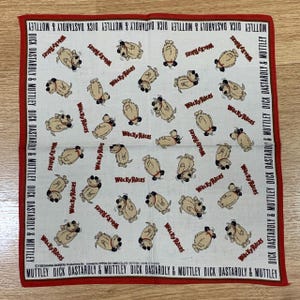 Vintage Muttley Dog Handkerchief 1487 - Etsy