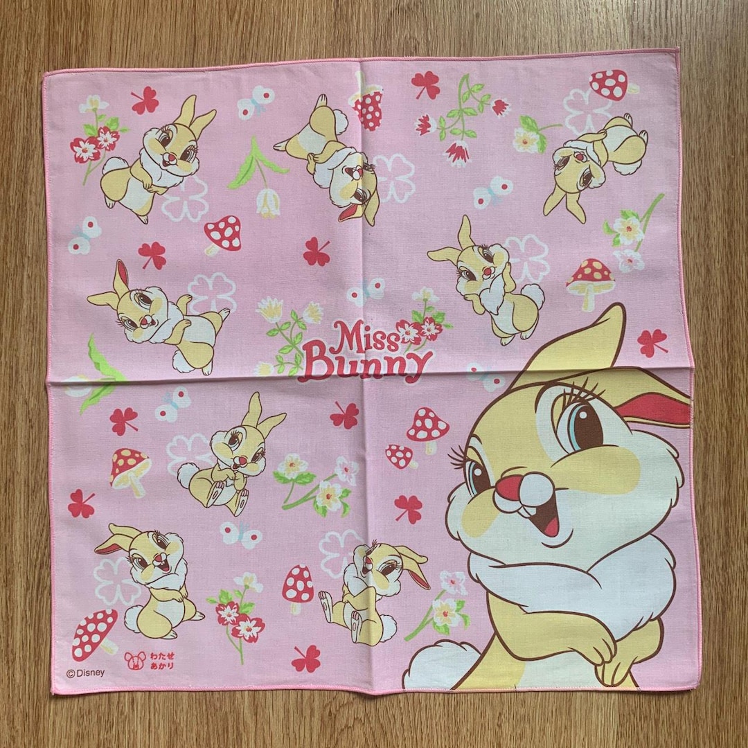 Vintage Miss Bunny Disney Handkerchief 2575 - Etsy