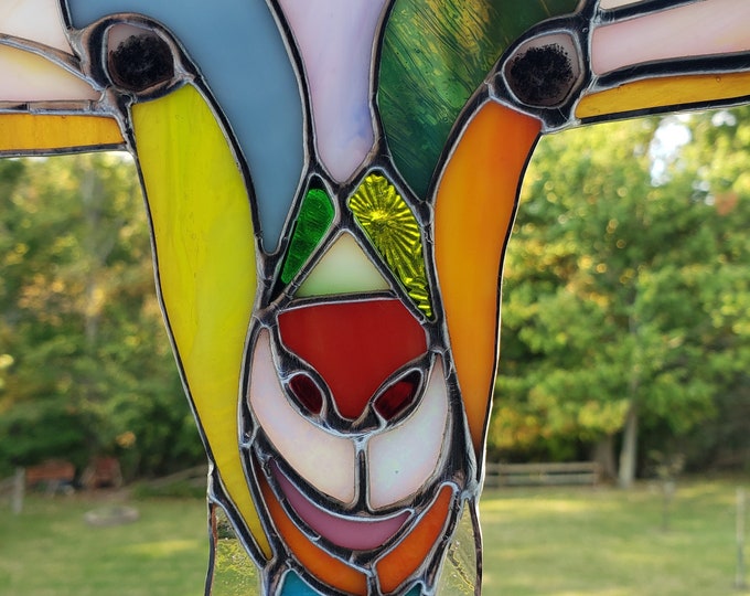 Funky Rainbow Goat made to Order - Etsy